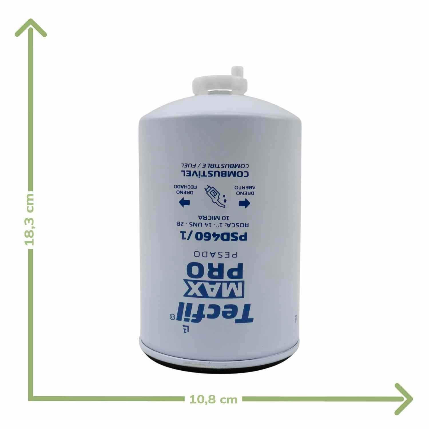 Filtro Combustível Trator New Holland 87840136 Tecfil - Agrotrator