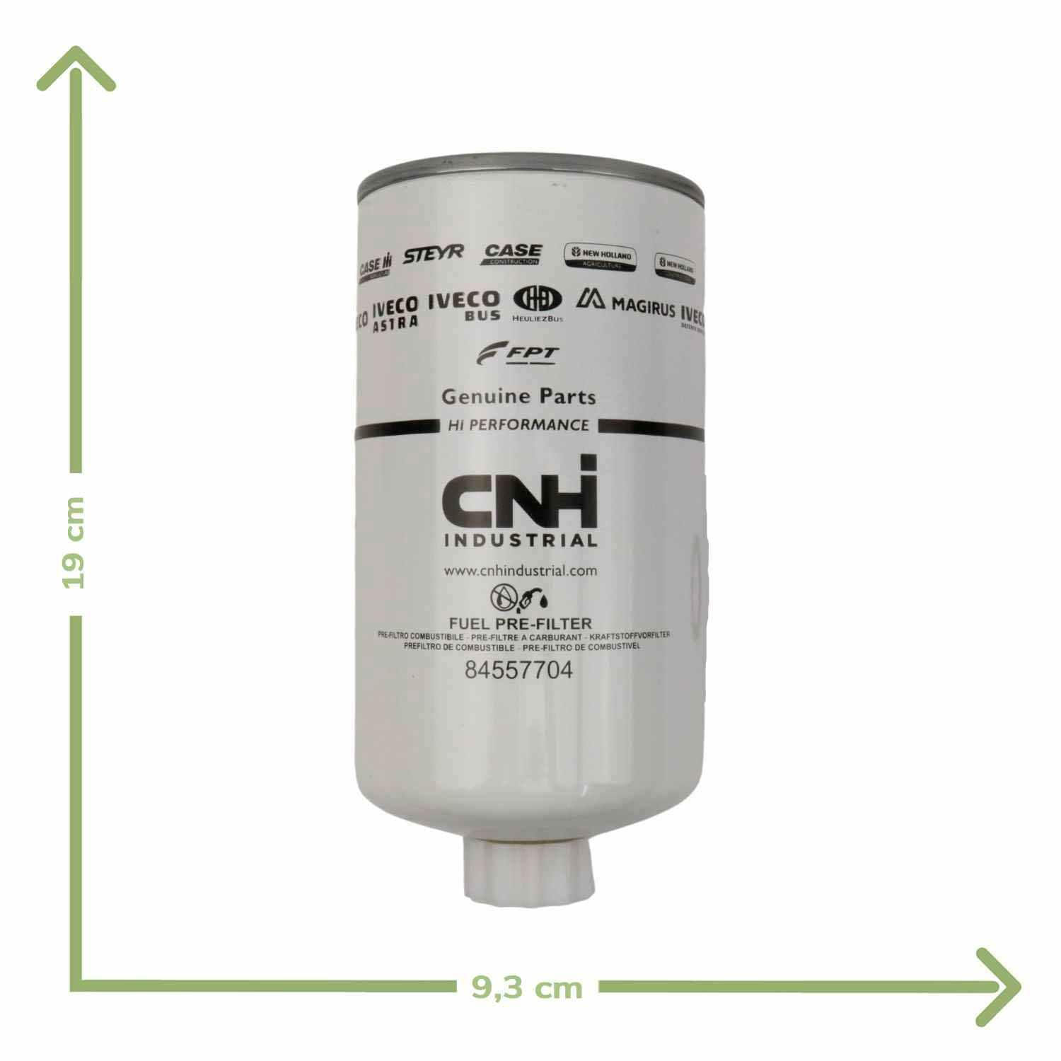 Filtro de Combustível Separador Trator Case 84557704 CNH - Agrotrator