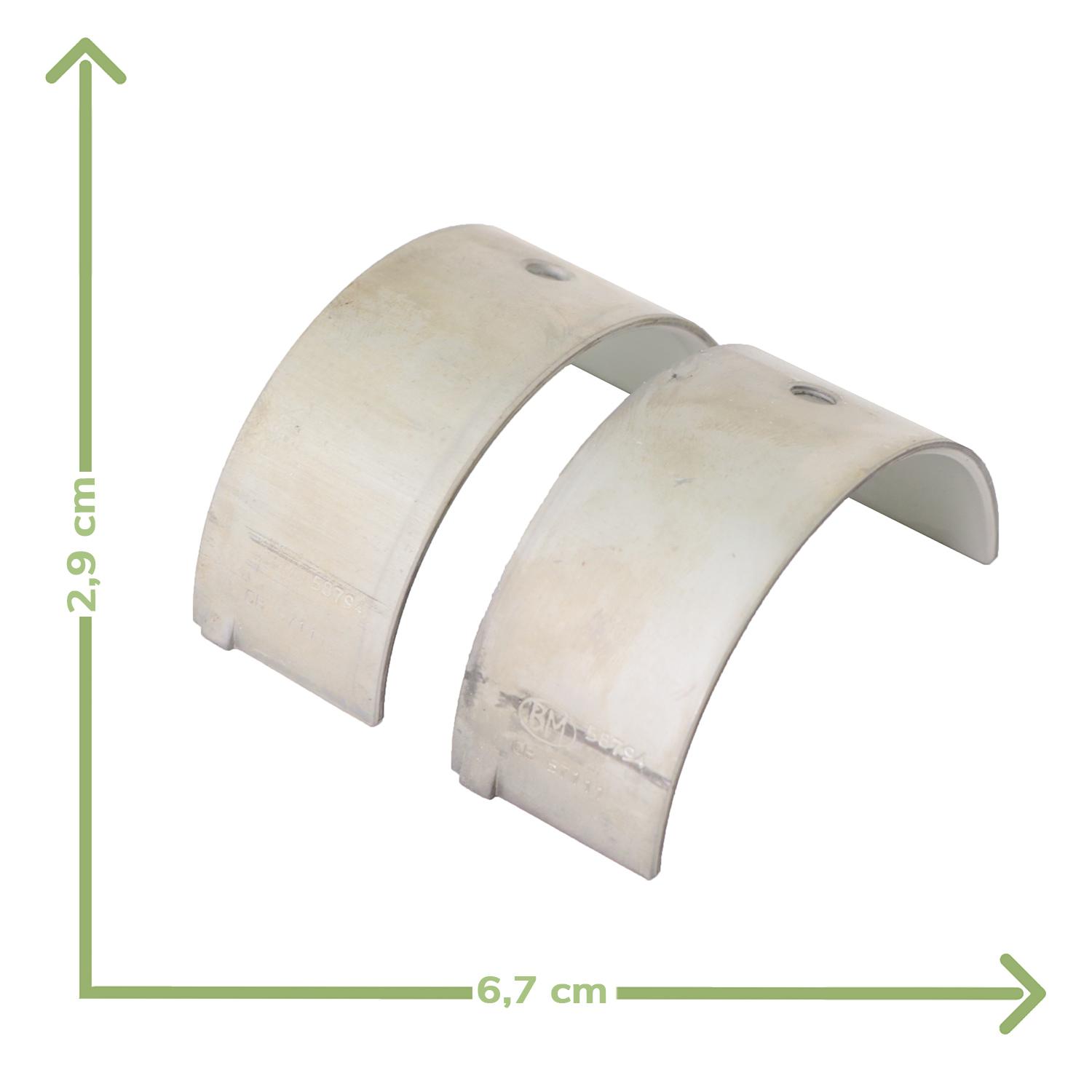 Jogo Casqui Trator New Holland 1930184 CNH - Agrotrator