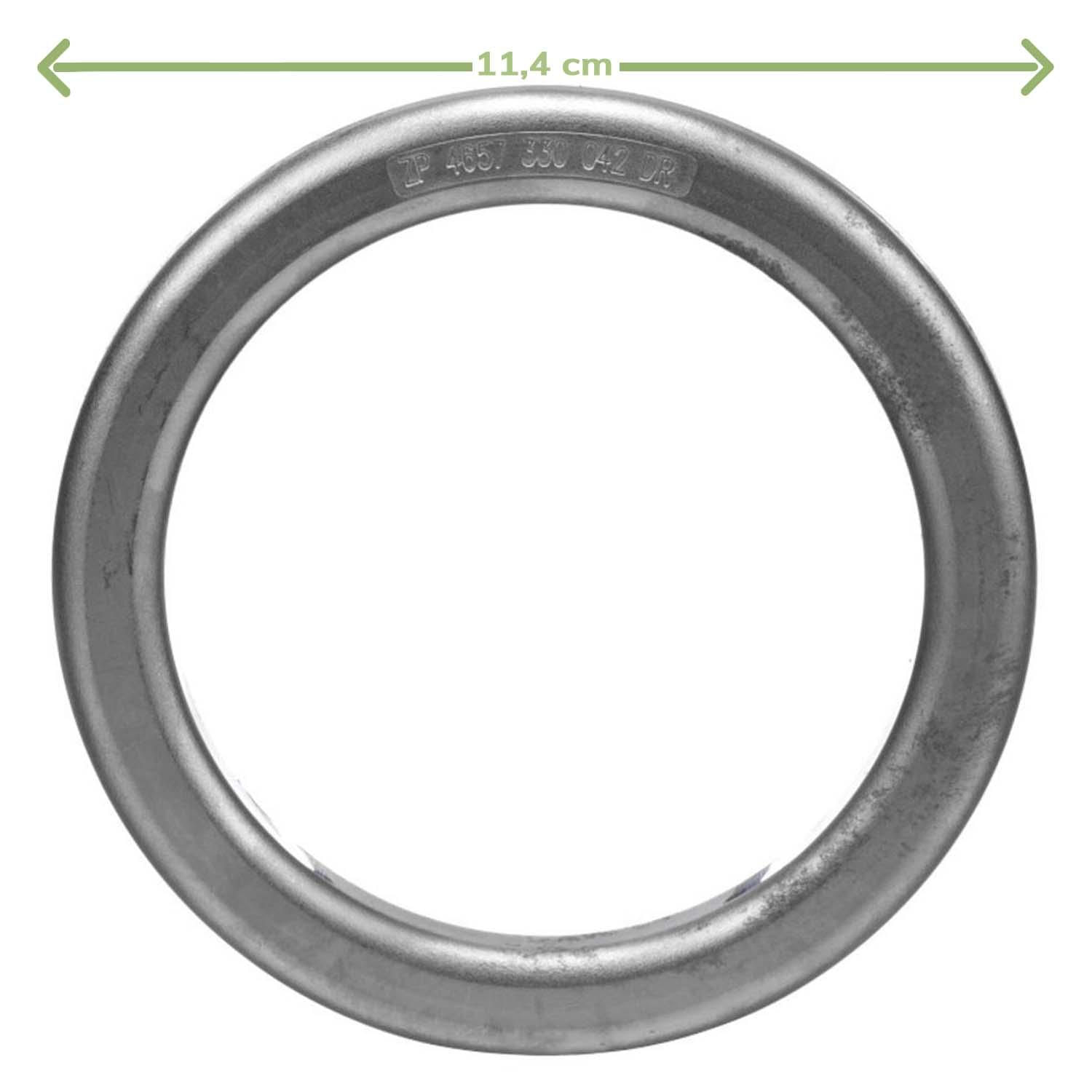 Placa Aço Encosto Trator New Holland CE 8604229 CNH - Agrotrator