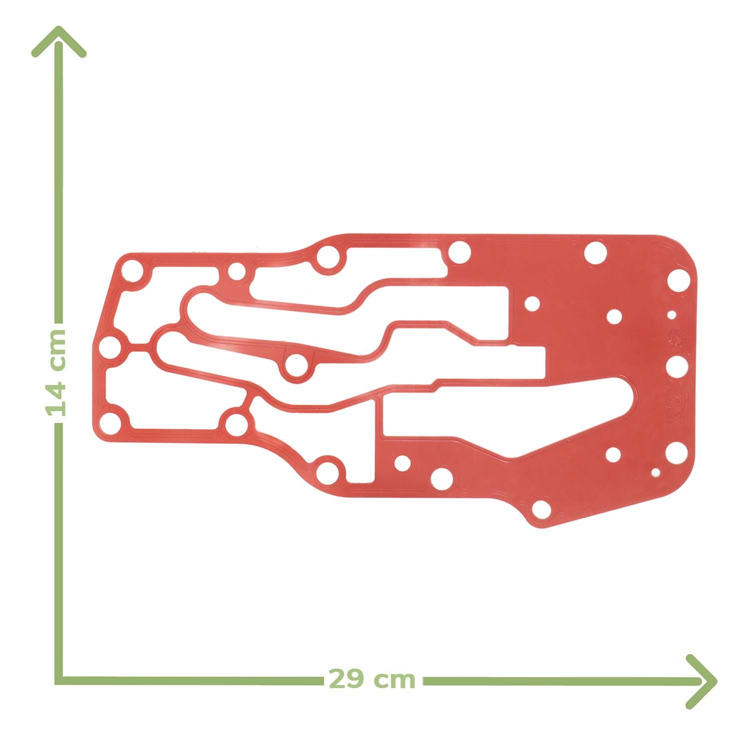 Junta Radiador de Óleo Motor Trator New Holland 4896409 CNH - Agrotrator