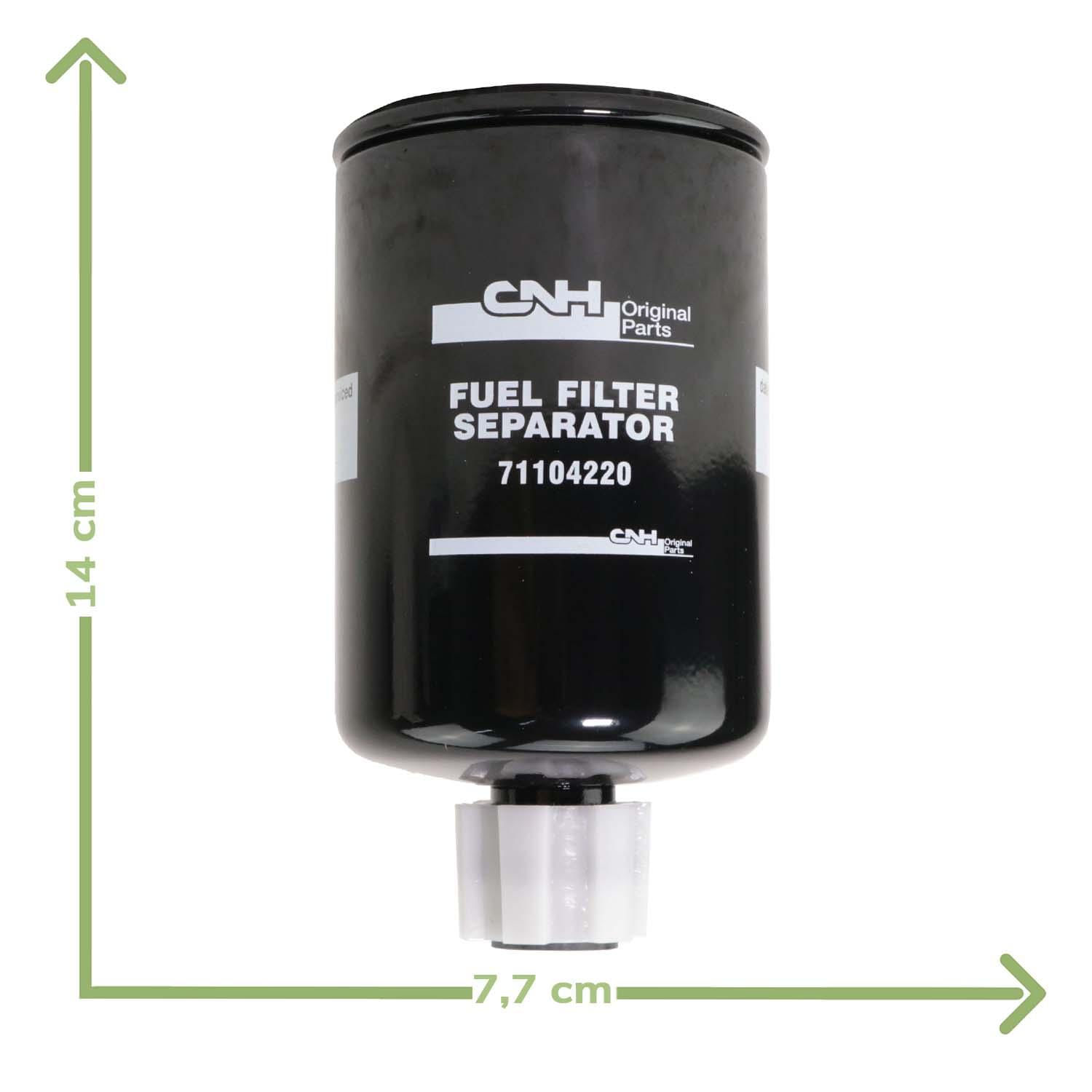 Elemento Filtro de Combustível Trator NH 71104220 CNH - Agrotrator