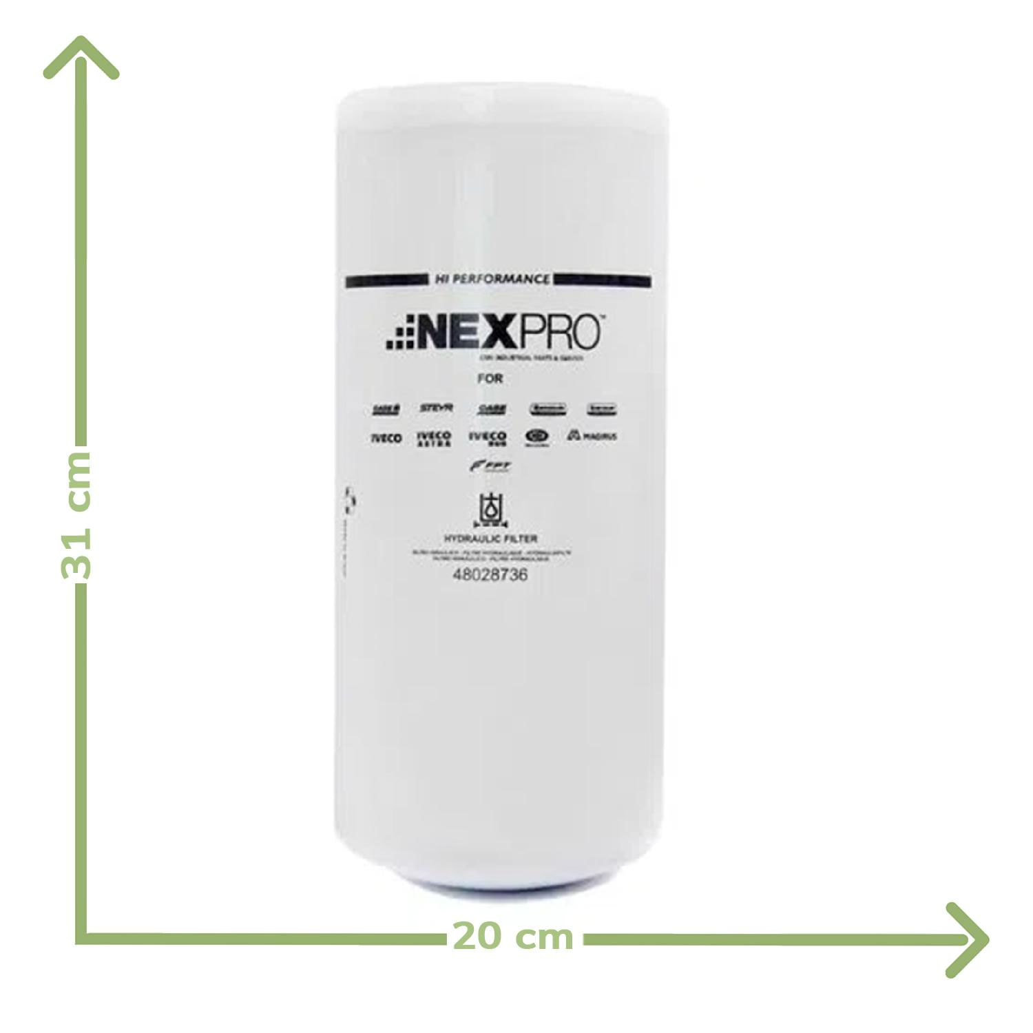 Filtro Óleo Hidráulico Trator New Holland 48028736 CNH - Agrotrator