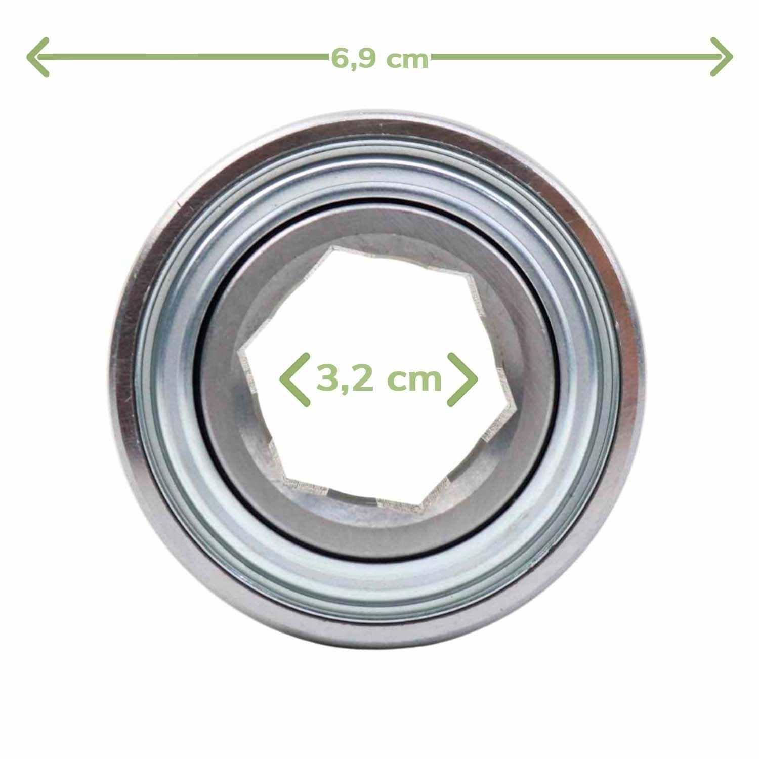 Rolamento 207 KRRB Colheitadeira NH F110949 Abrascort - Agrotrator