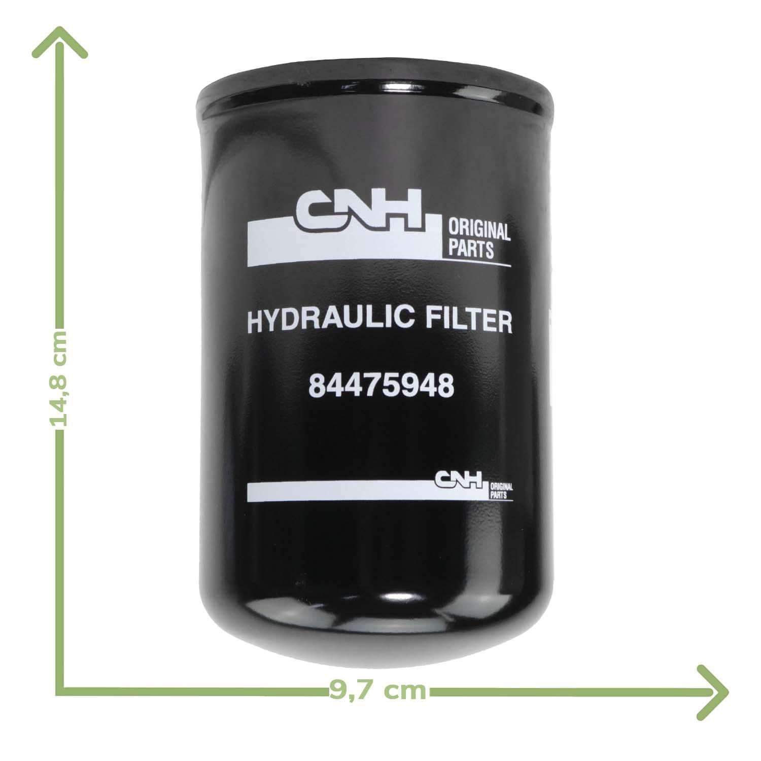 Filtro de Óleo Hidráulico Trator New Holland 84475948 CNH - Agrotrator